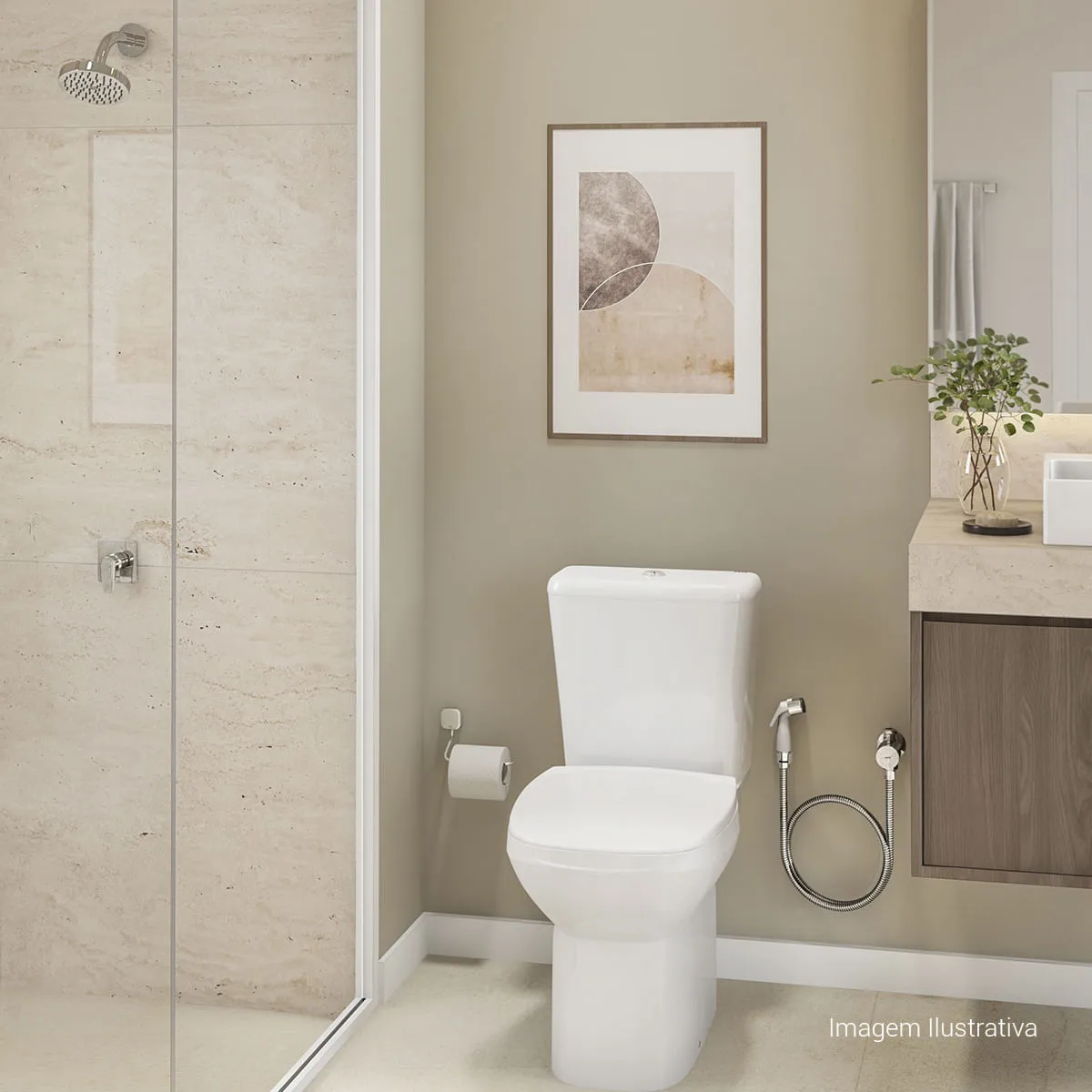 Kit Completo Bacia com Caixa Acoplada Deca Flex | Covatti Acabamentos