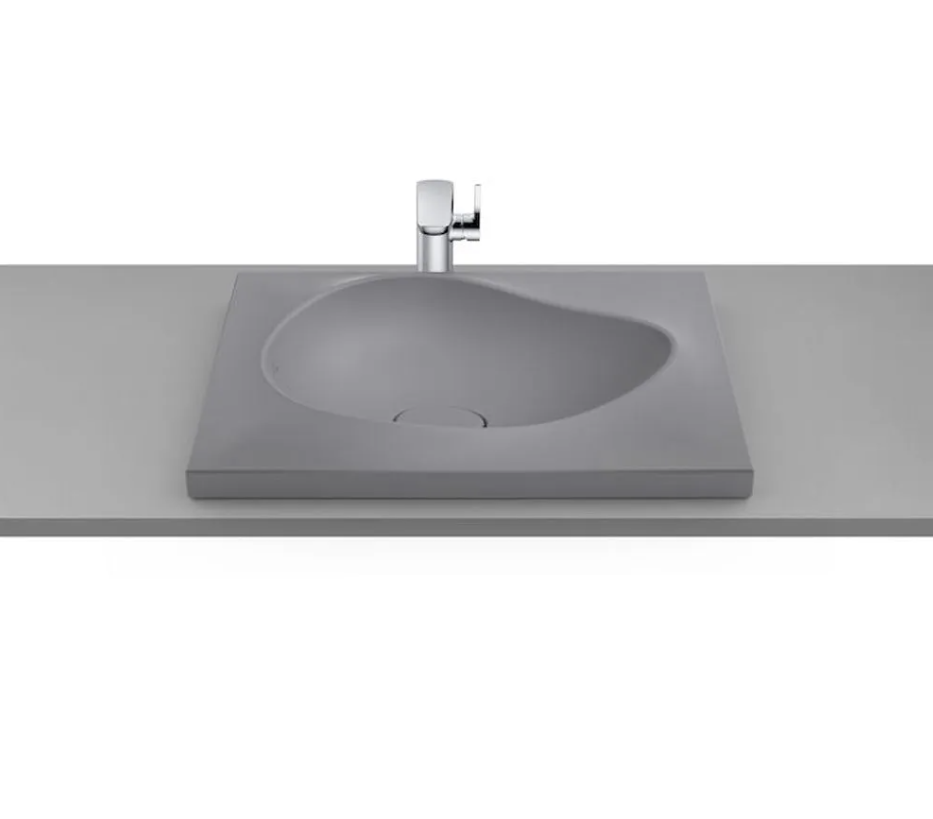 Cuba de Sobrepor Ruy Othake 620x450MM - Grafito